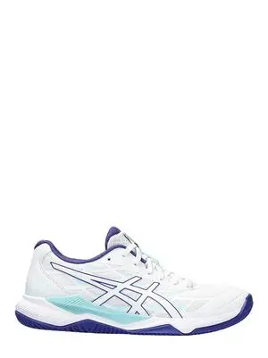 Asics Geltactic 12 Athletic Shoes - White/eggplant