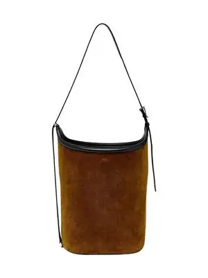 Proenza Schouler Brant Suede Bucket Bag - Brown
