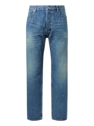Saint Laurent Mick Mid-rise Straight Jeans - Blue