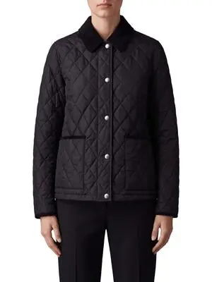 Burberry Burberry Quilted Jacket Black
