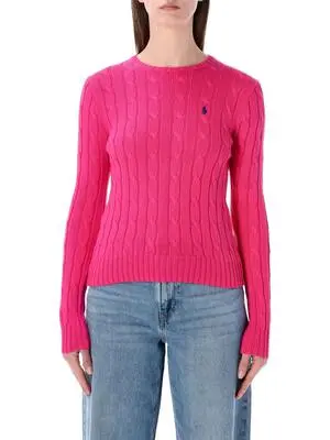 Polo Ralph Lauren Polo Ralph Lauren Cable Knit Sweater Fuchsia