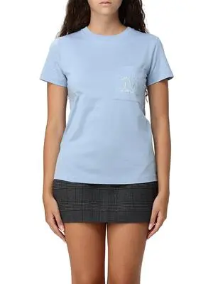 Max Mara T-Shirt Gnawed Blue