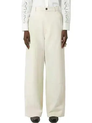 Max Mara High-waisted Cargo Trousers - Neutrals