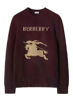 Burberry Equestrian Knight-motif Sweater - Brown