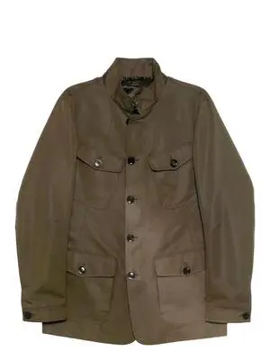TOM FORD Four-pocket Military Jacket - Green