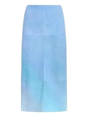 Proenza Schouler Nadia Midi Skirt Blue