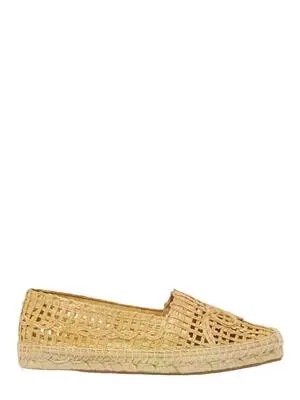 Max Mara Woven Espadrille Flats - Neutrals