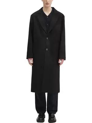 A.p.c. Single-breasted Coat - Black
