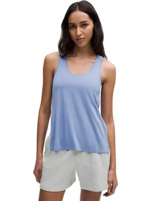 Lululemon Lululemon Silkyappeal Side-Slit Tank Top Prep Blue