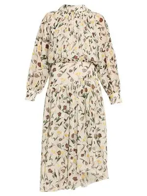Marni Floral Fit-&-flare Maxi Dress - Multicolou