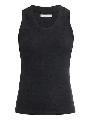 Khaite Isha Tank Charcoal