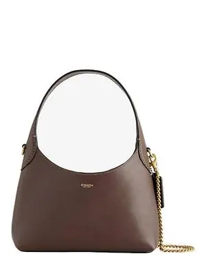 COACH Brooklyn 23 Leather Shoulder Bag B4/maple