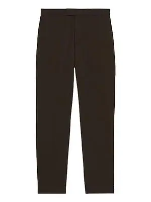 REISS Slim-fit Stretch-woven Trousers - Brown