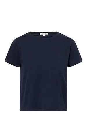 AGOLDE Cotton-Jersey T-Shirt Storm (dk Navy)