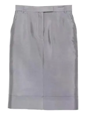 Thom Browne Knee-length Beltloop Sack Skirt - Grey