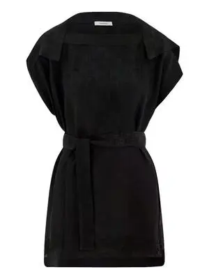 FERRAGAMO Monogram Blouse - Black