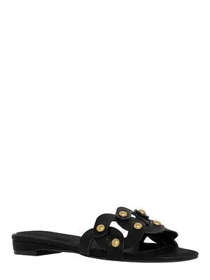 Rebecca Minkoff Chain Slide Sandal - Black