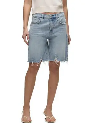 Hudson Jeans London Low-rise Denim Shorts - Blue Eyes