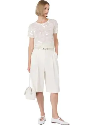 Max Mara Cady Bermuda Shorts - Ivory