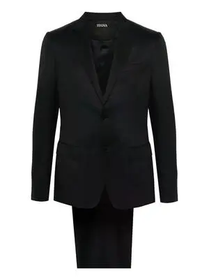 Zegna Single-breasted Suit - Blue