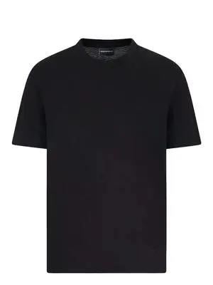 Emporio Armani Cotton T-shirt - Black