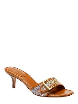 COACH Margot Sandal In Signature Jacquard - Rainbow Multi