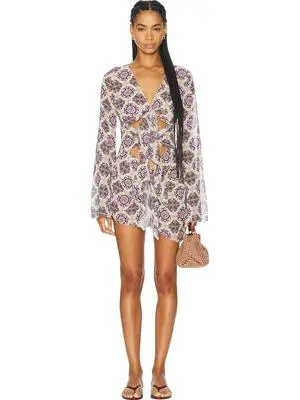 BANANHOT Maci Mini Dress - Concorde Bloom