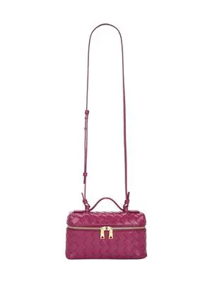 Bottega Veneta Bang Bang Vanity Bag - Cinnabar & Gold