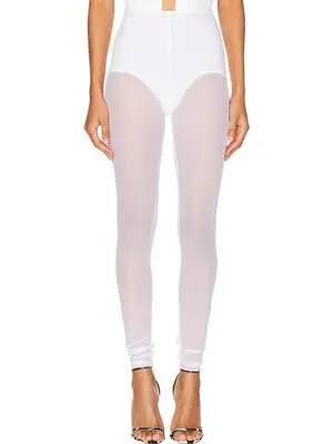 NORMA KAMALI Norma Kamali Long Legging In White