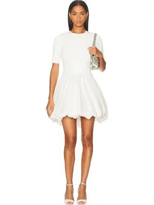 Simkhai Kenny Bubble Mini Dress - Ivory