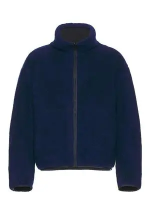 Givenchy Couture Fleece Blouson Puffer - Bright Blue