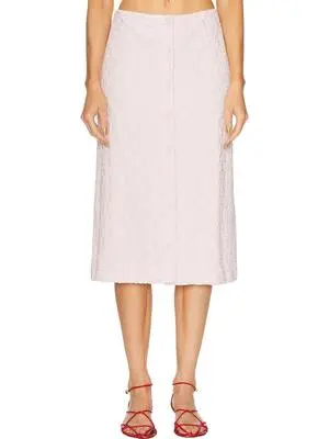 JIL SANDER 3d Flower Skirt - Morganite