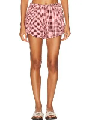Posse Aurelia Short - Red Gingham