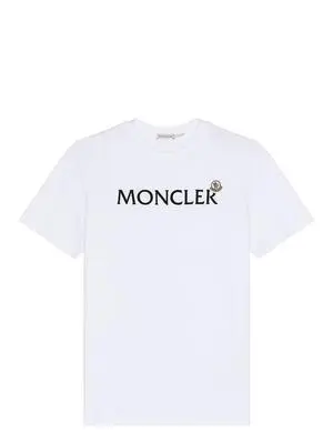Moncler Short Sleeve T-shirt - White