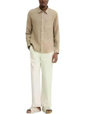 A.p.c. Cassel Long-sleeve Shirt - Neutrals