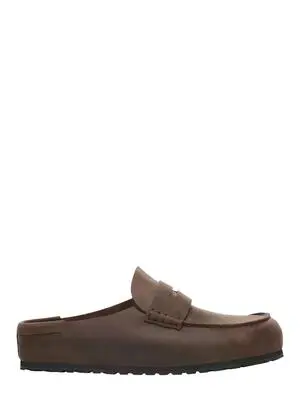 BIRKENSTOCK Naples Penny-slot Mules - Brown