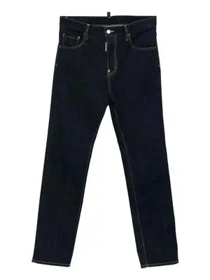 Dsquared2 Logo-patch Jeans - Blue