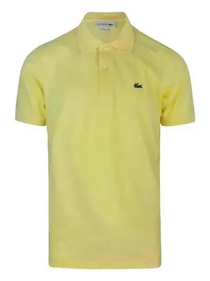 Lacoste Logo-patch Polo Shirt - Yellow