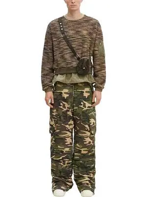 Andersson Bell Camouflage Cargo Trousers - Green