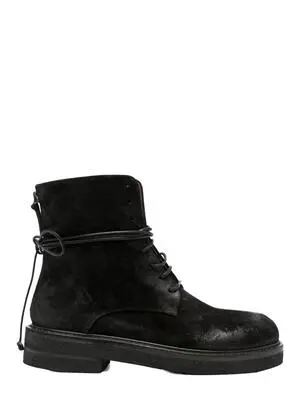 Marsèll Lace-up Combat Boots - Black