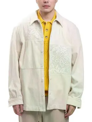 Drole De Monsieur Patchwork Shirt - Neutrals