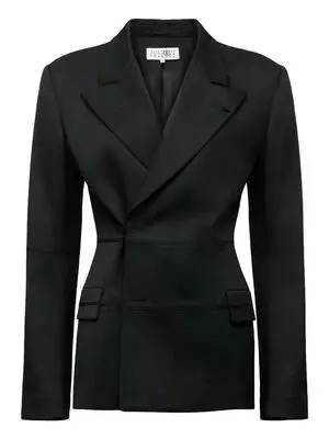 MAISON MARGIELA Peak-lapels Blazer - Black