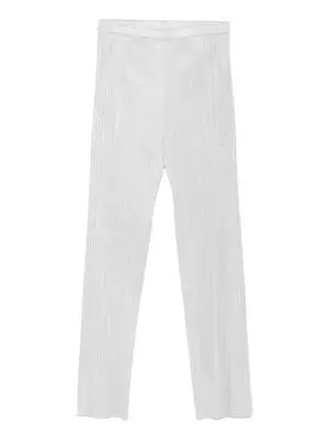 Issey Miyake Pleated Straight-leg Pants - Grey