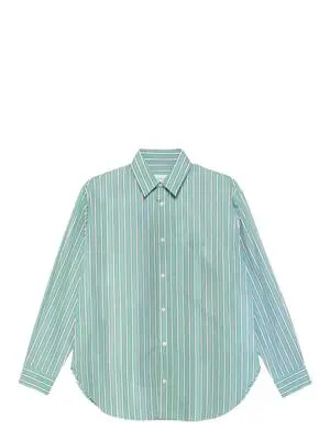 Matteau Striped Shirt - Green