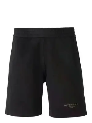 Givenchy Logo-print Track Shorts - Black