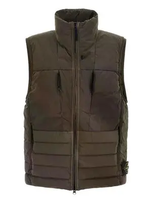 Stone Island Padded Gilet - Green