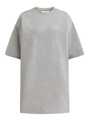 12 STOREEZ Cotton T-shirt Dress - Grey