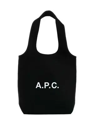 A.p.c. Ninon Logo-print Tote Bag - Black