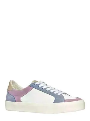 Geox Emmeleny Panelled Leather Sneakers - White