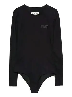 MAISON MARGIELA Long-sleeve Bodysuit - Black